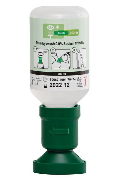 Rinçage oculaire PLUM PH neutre flacon de 200 ml - Diadice Médical Rinçage oculaire PLUM PH neutre flacon de 200 ml - Diadice Médical